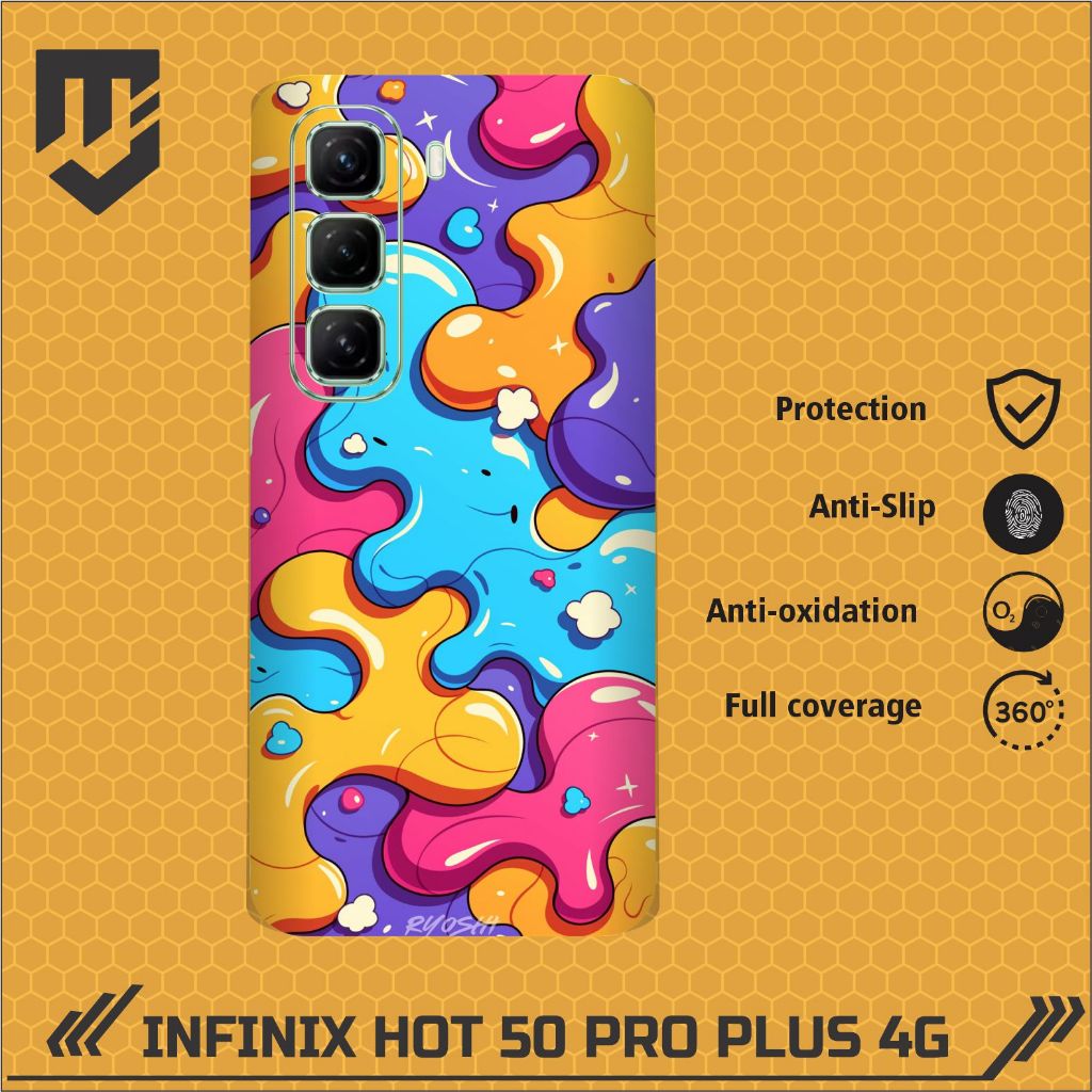 Jual SKIN HANDPHONE INFINIX HOT 50 PRO PLUS 4G 2PCS KODE #IHP 01-06 ...