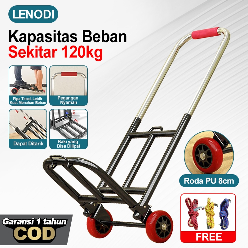 Jual Trolley Besi Lipat /Trolley Lipat Bahan Besi /Trolley/ Troli ...