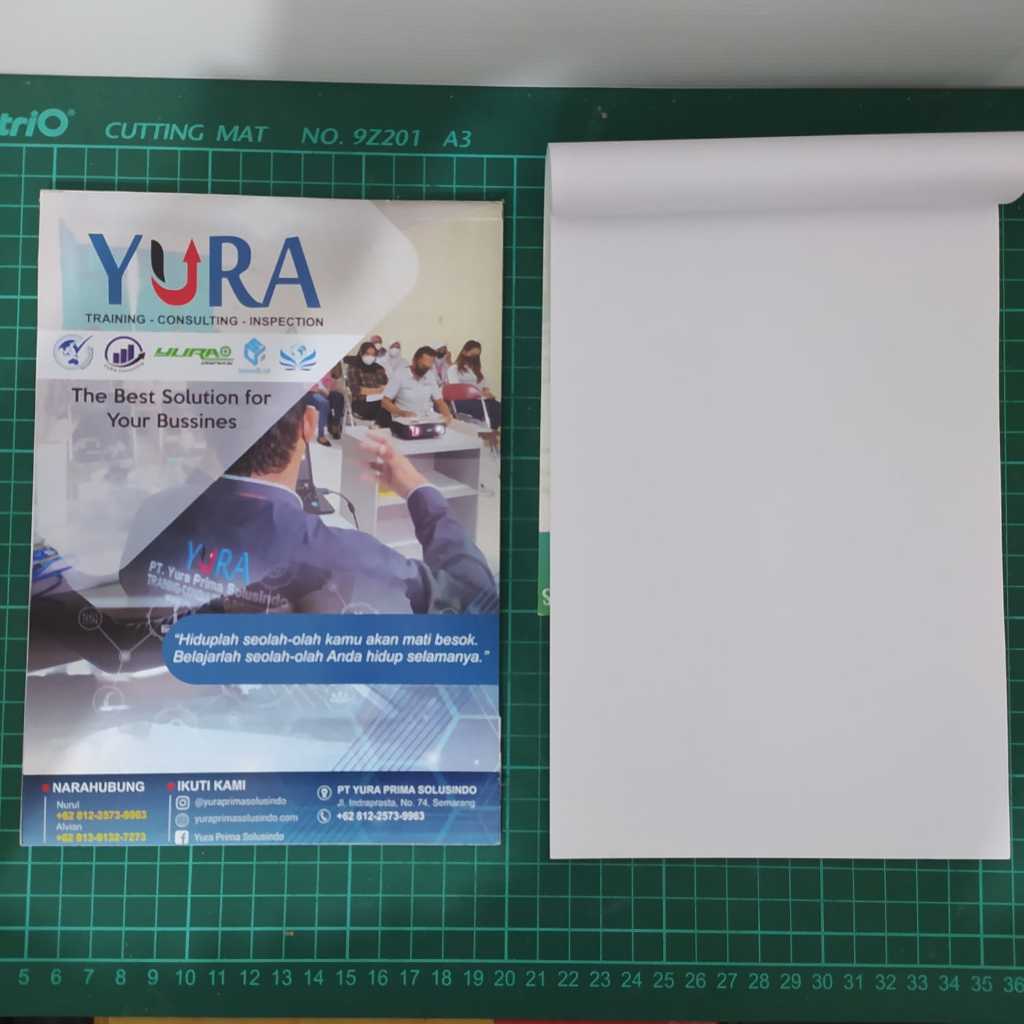 Jual Blocknote 50 lembar custom cover dua sisi | Shopee Indonesia