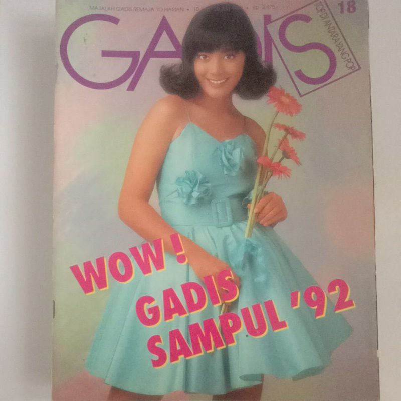 Jual Majalah Gadis Tahun 1992 Cover Kemenangan Lulu Luciana Tobing | Shopee Indonesia
