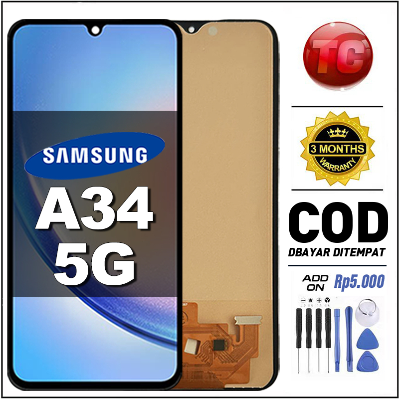 Jual LCD Samsung A34 5G Original 100% Fullset Asli Ori Touchscreen ...