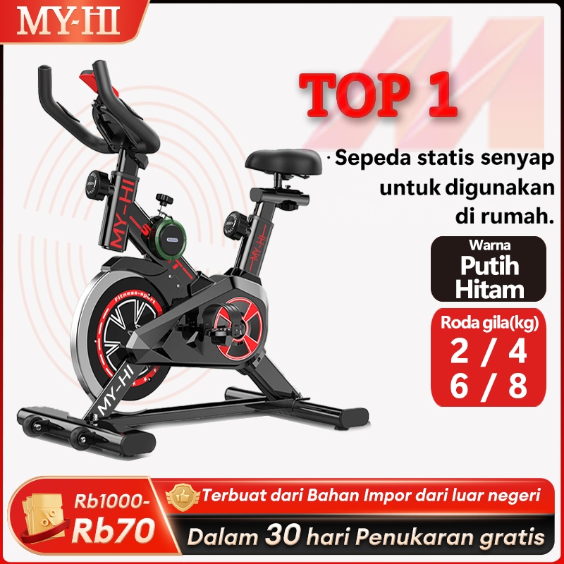 Jual MY-HI Sepeda statis Spinning Bike Tes Detak Jantung Sepeda ...