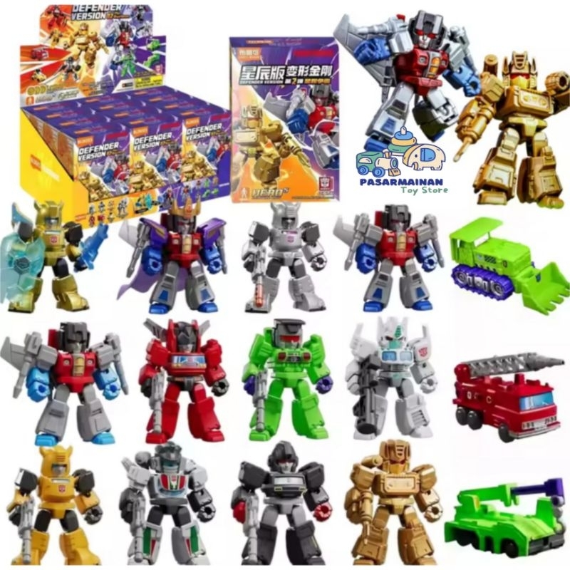 Jual Blind Box Transformers Galaxy Version Defender Vol 2 Shining ...