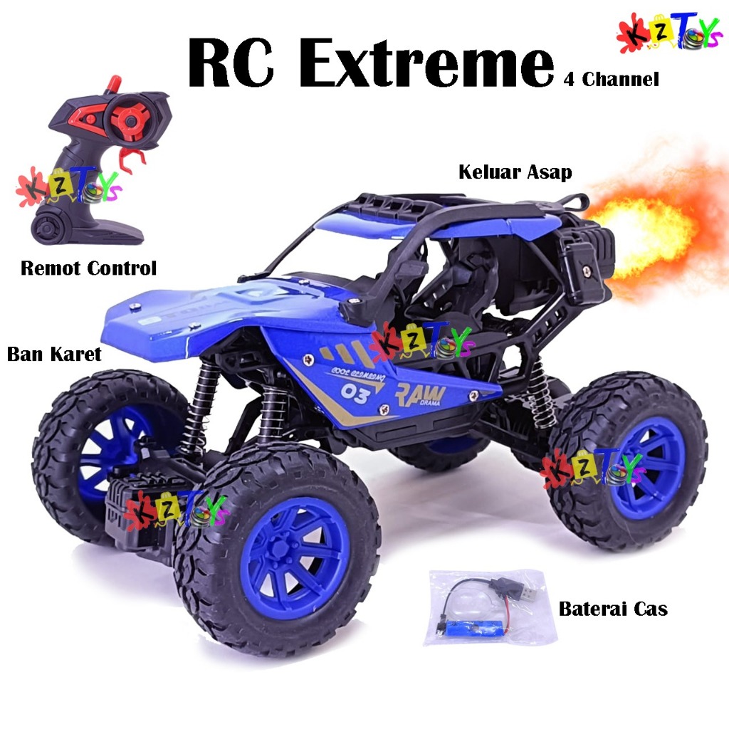 Jual MOBIL REMOTE CONTROL OFFROAD METAL EFEK ASAP MAINAN REMOT KONTROL ...