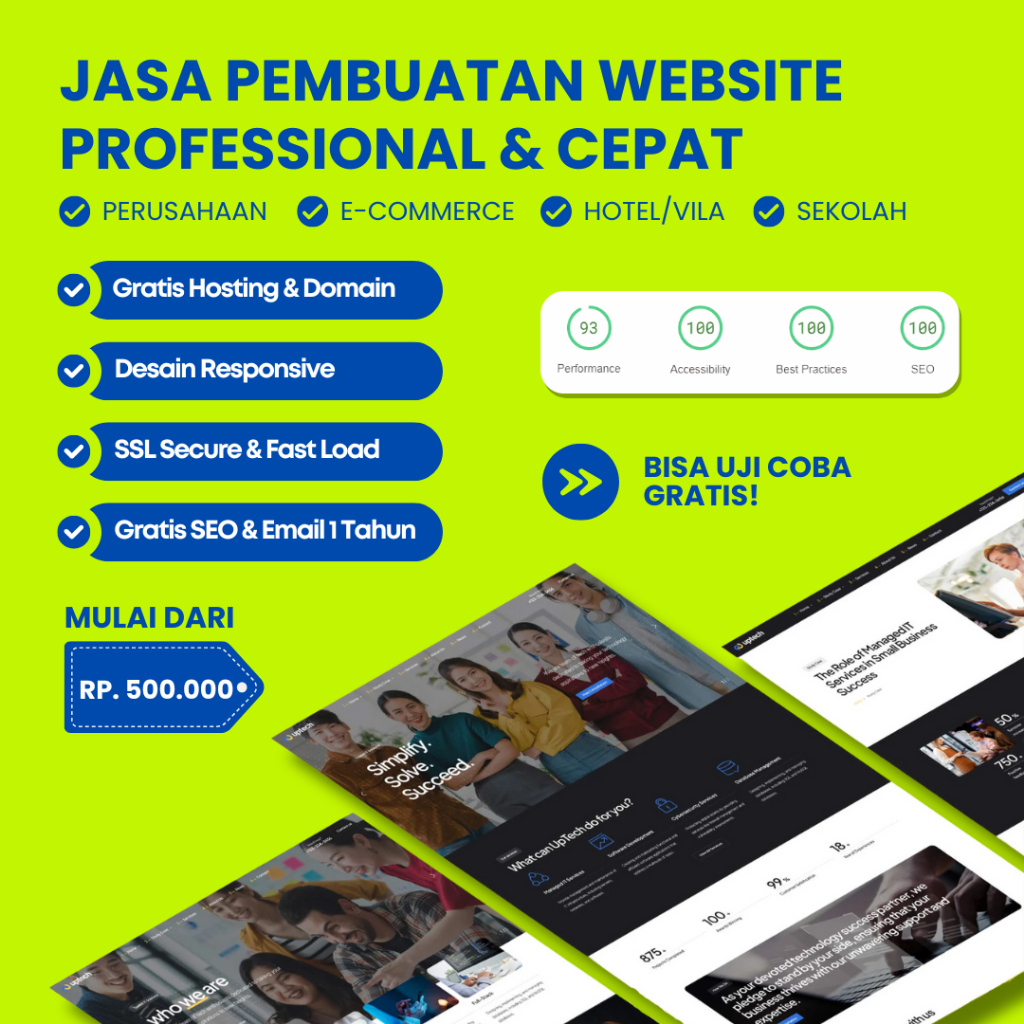 Jual Pembuatan Website Company Profile Landing Page Toko Online ...
