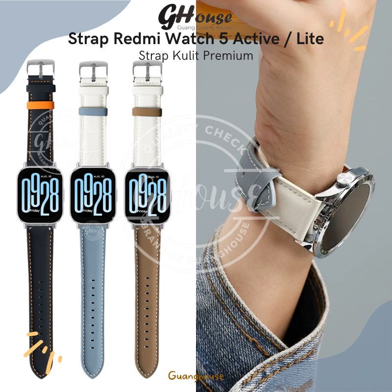 Jual Strap Redmi Watch 5 Active 5 Lite Kulit Tali Xiaomi Redmi Watch 5 ...