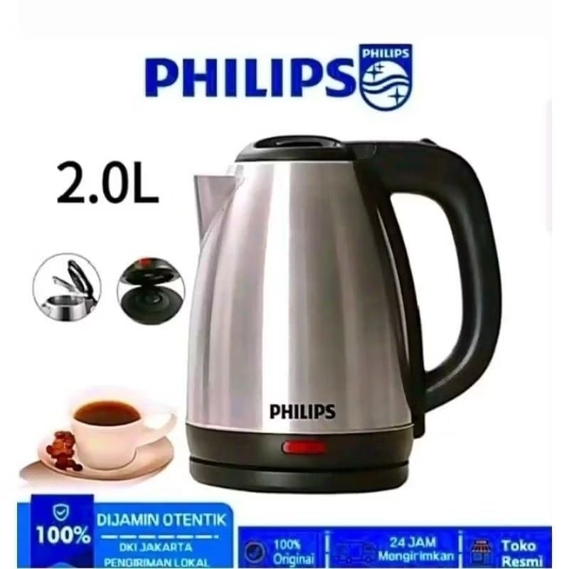 Jual teko listrik pemanas air philips water heater 2 liter ori philips | Shopee Indonesia