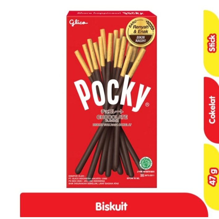 Jual Pocky Biskuit stik cokelat 47g | Shopee Indonesia
