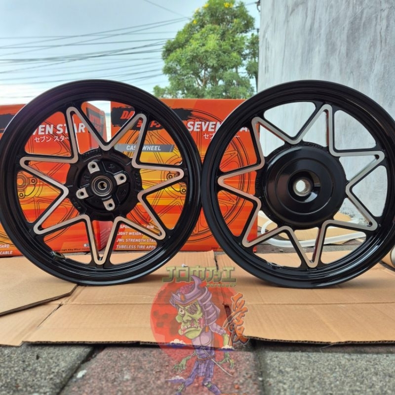 Jual VELG DAYTONA SEVEN STAR VARIO 125 150 BEAT FI SCOOPY VARIO 110 ...