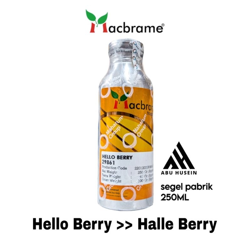 Jual HELLO BERRY 250ML SEGEL PABRIK PRODUK MACBRAME (untuk keterangan ...