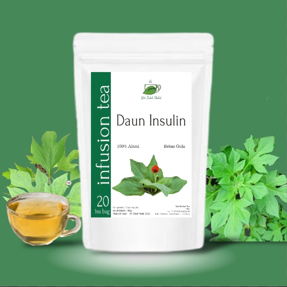 Jual TEH DAUN INSULIN (YAKON) untuk Diabets isi 20 tea bag 'Yuk seduh ...