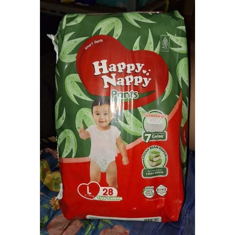 Jual Happy Nappy Diapers anak size L28. XL24 | Shopee Indonesia