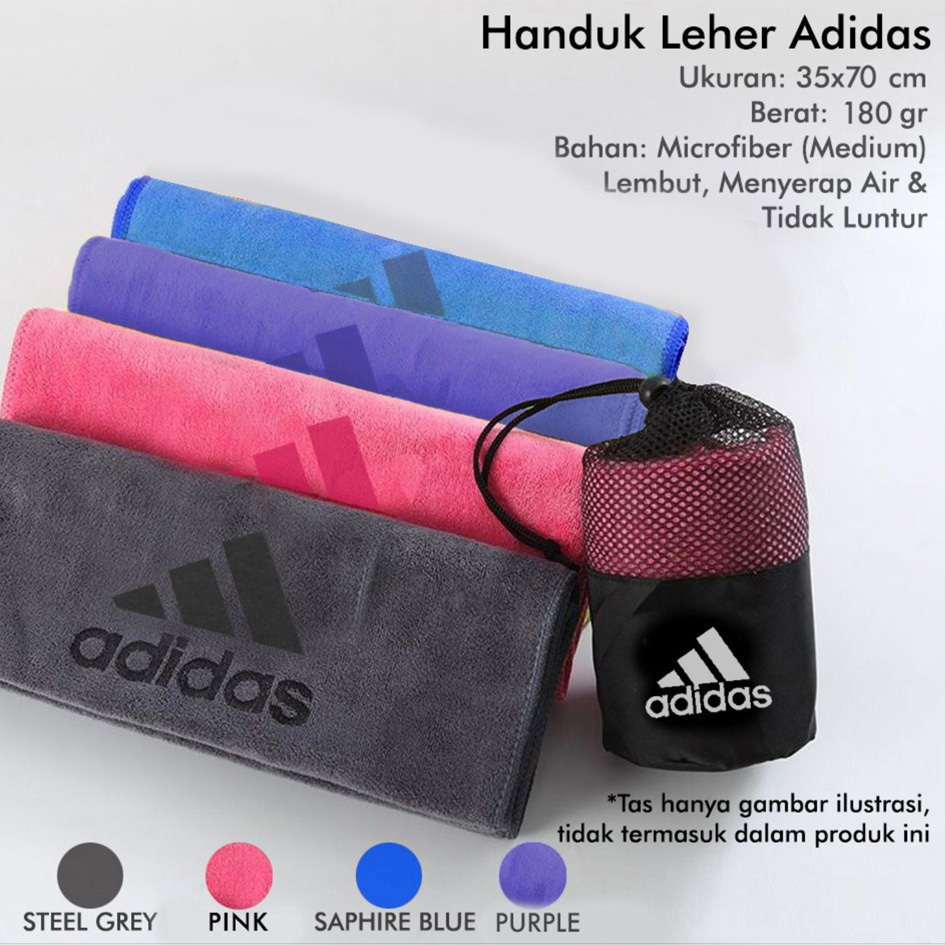 Jual Handuk Leher ADID*S 35X75 cm | Shopee Indonesia