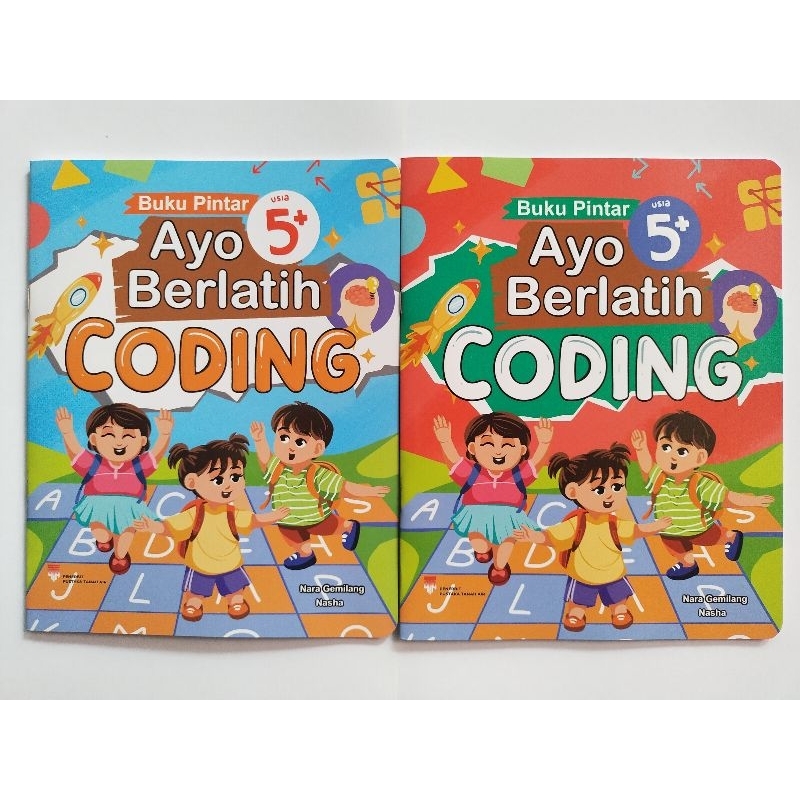 Jual Buku Pintar Ayo Berlatih CODING usia 5+| untuk paud TK dan SD ...