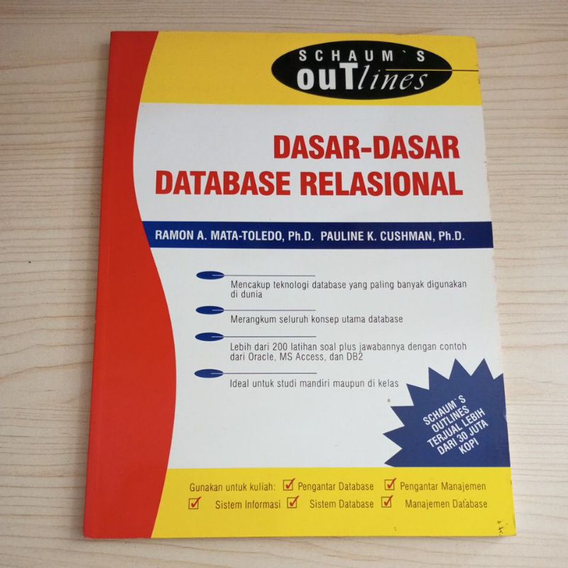 Jual BUKU SCHAUMS OUTLINES DASAR DASAR DATABASE RELASIONAL | Shopee Indonesia