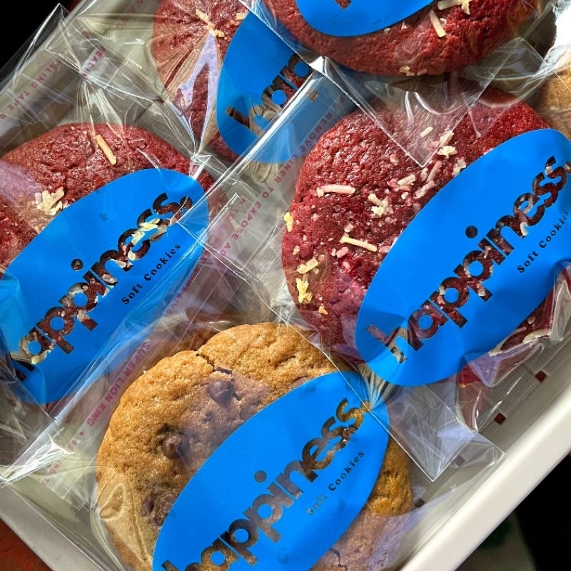 Jual Happiness Soft Cookies | Classic Nutella | Red Velvet | Blue ...