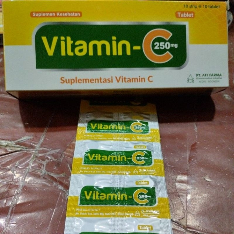 Jual Vitamin C 50 mg AFI farma (per box) | Shopee Indonesia