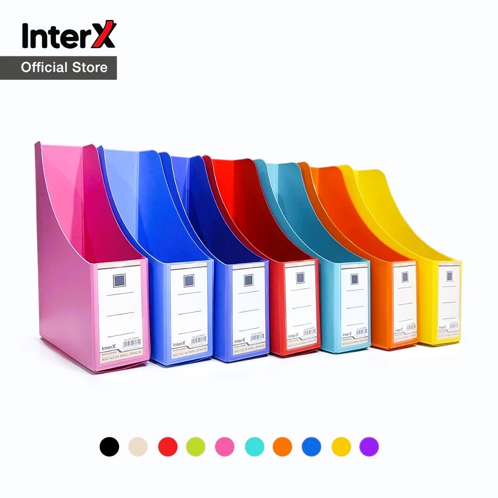 Jual InterX Box File A4 Lipat bahan Plastik Tebal (1pcs) | Shopee Indonesia