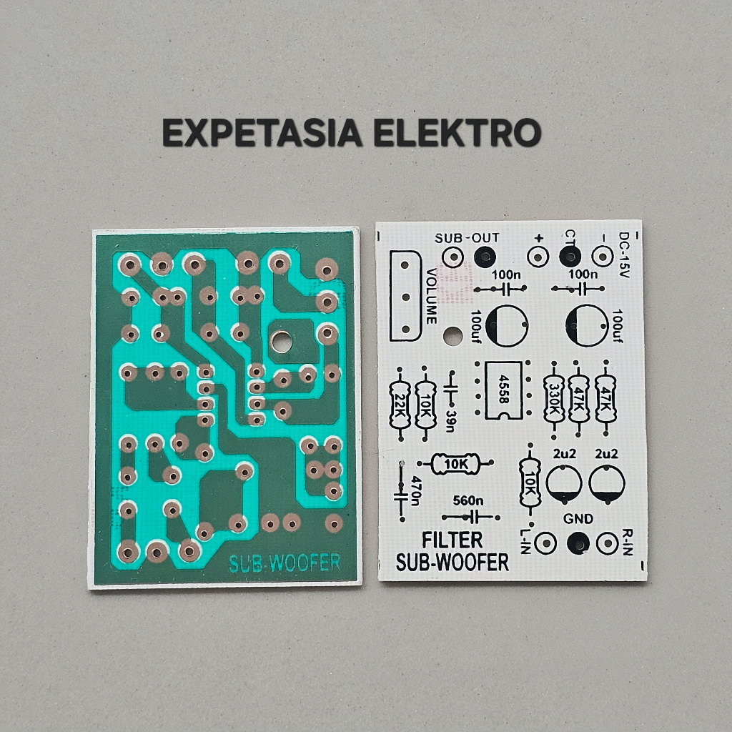 Jual PCB FILTER SUB-WOOFER IC-4558 / 2 pcs CHEM | Shopee Indonesia