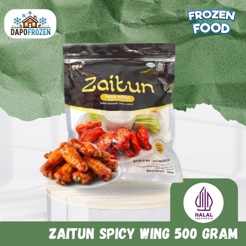 Jual Zaitun Spicy Wing 500 gram (Sayap Ayam Miranasi) - Frozen Food ...