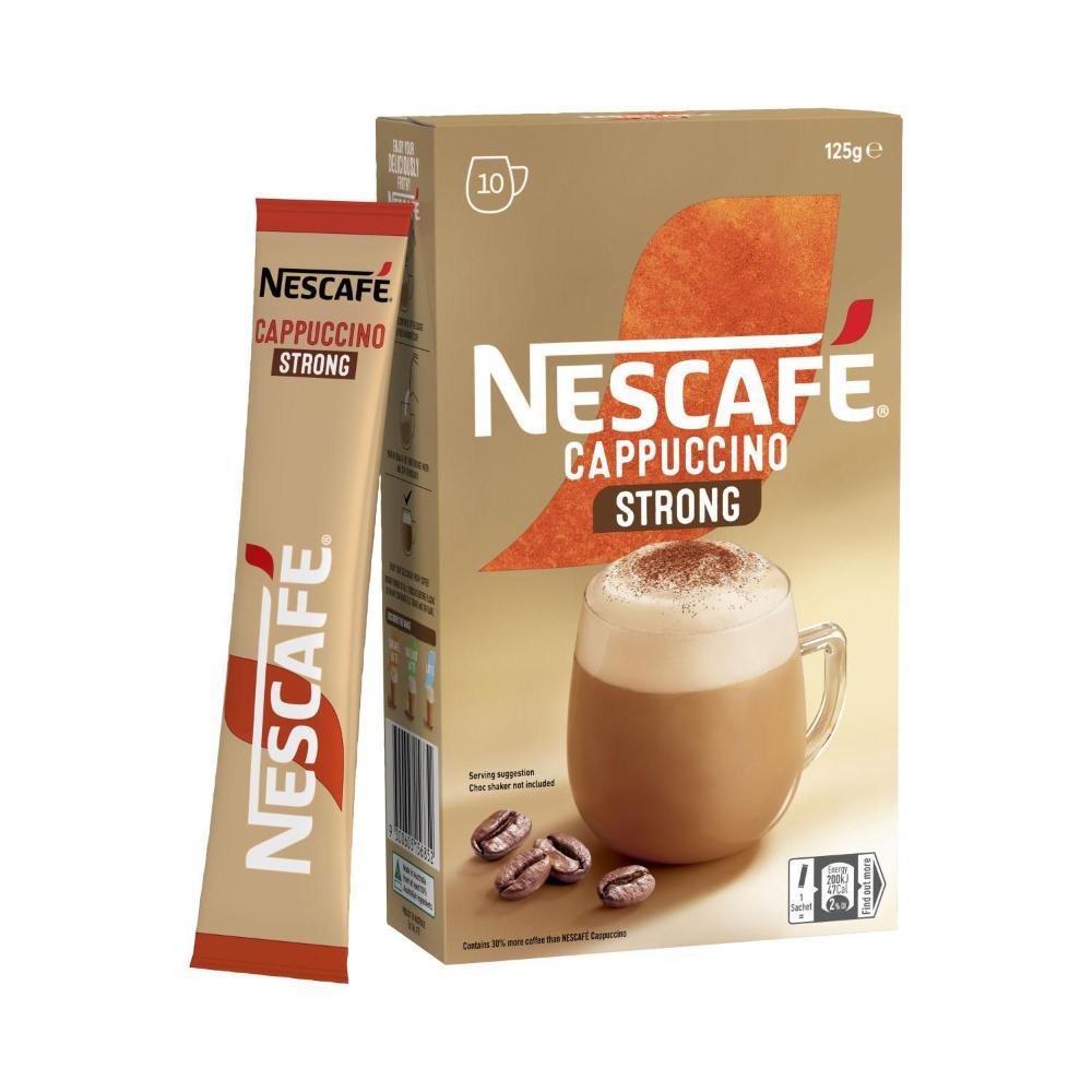 Jual Nescafe Strong Cappuccino Coffee Sachets | 10 pack Australia ...