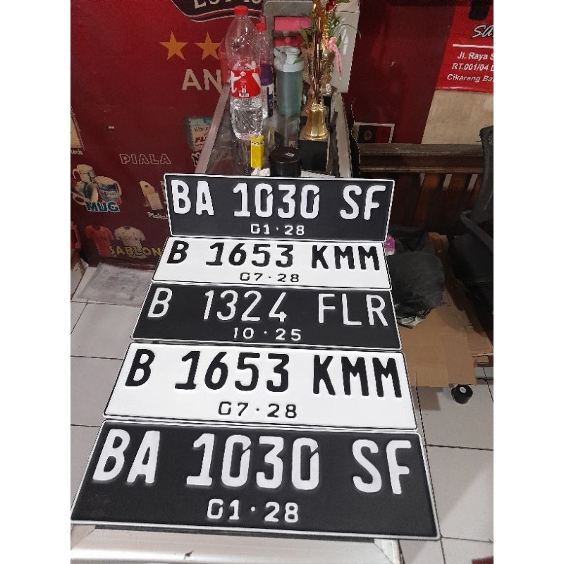 Jual PLAT MOBIL STANDAR | Shopee Indonesia