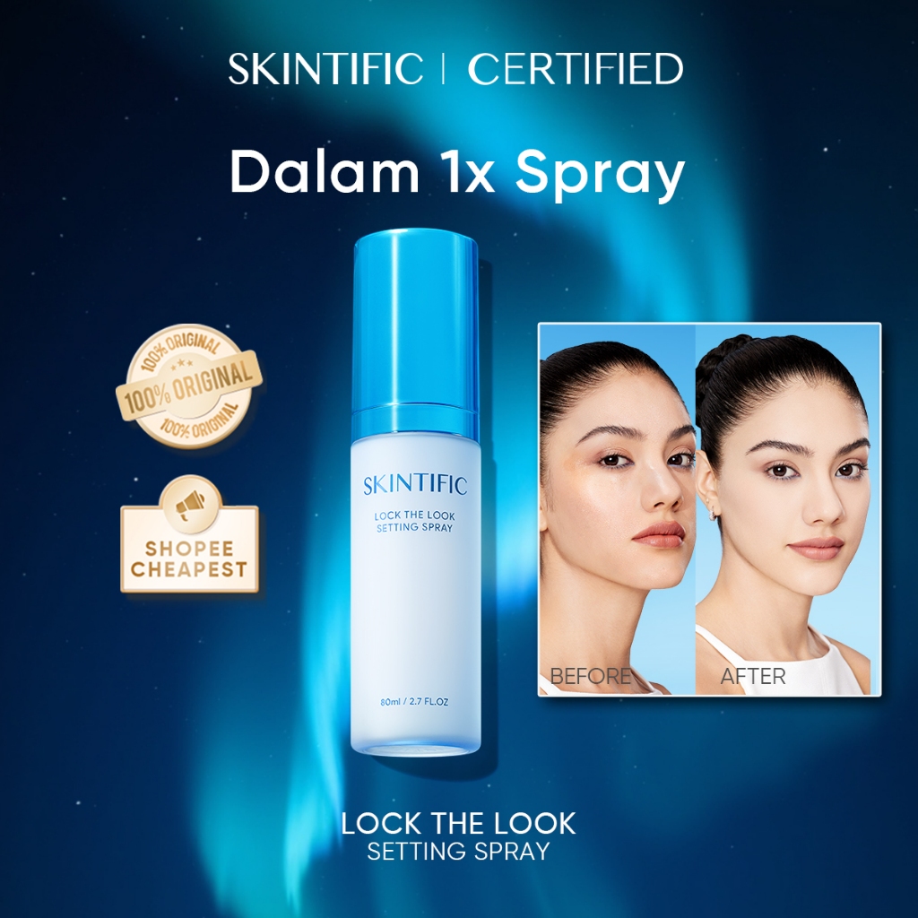 Jual [SKINTIFIC CERTIFIED] Lock The Look Setting Spray 80ml | Shopee ...