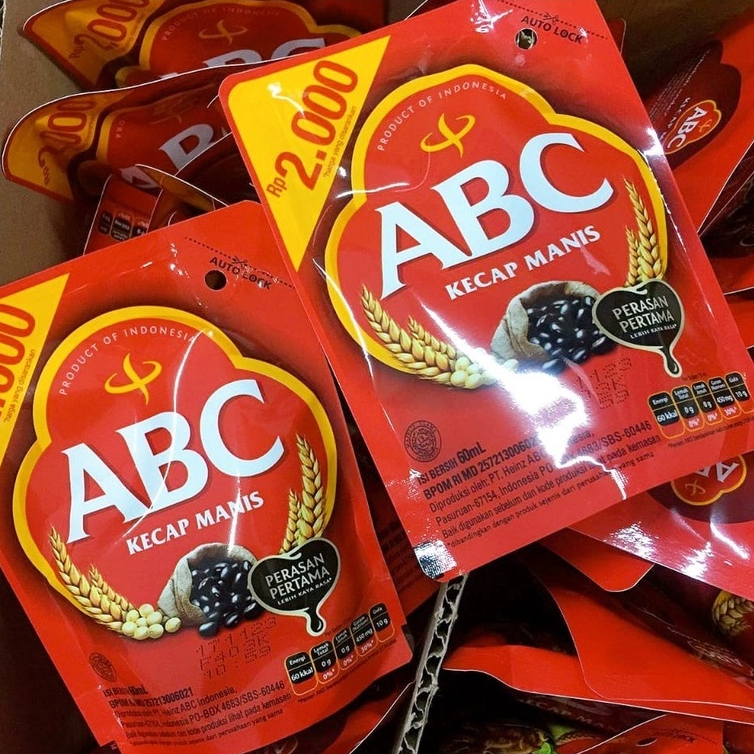 Jual Kecap Manis ABC Kemasan Pouch 60 ML (1 Dus Isi 48 Pcs) | Shopee ...