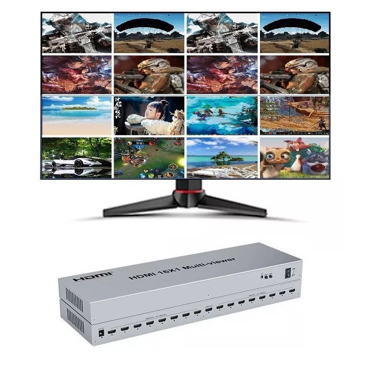 Jual Multi Viewer HDMI 16x1 Multi View Display Splitter Switch HDTV ...