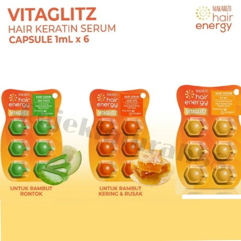 Jual Makarizo Hair Energy Vitamin Long & Strong / Vitamin Rambut ...