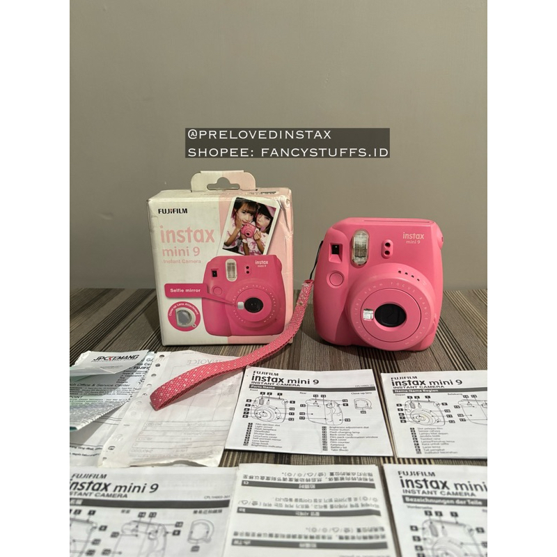 Jual Instax Mini 9 Pink Limited Edition Like New | Shopee Indonesia