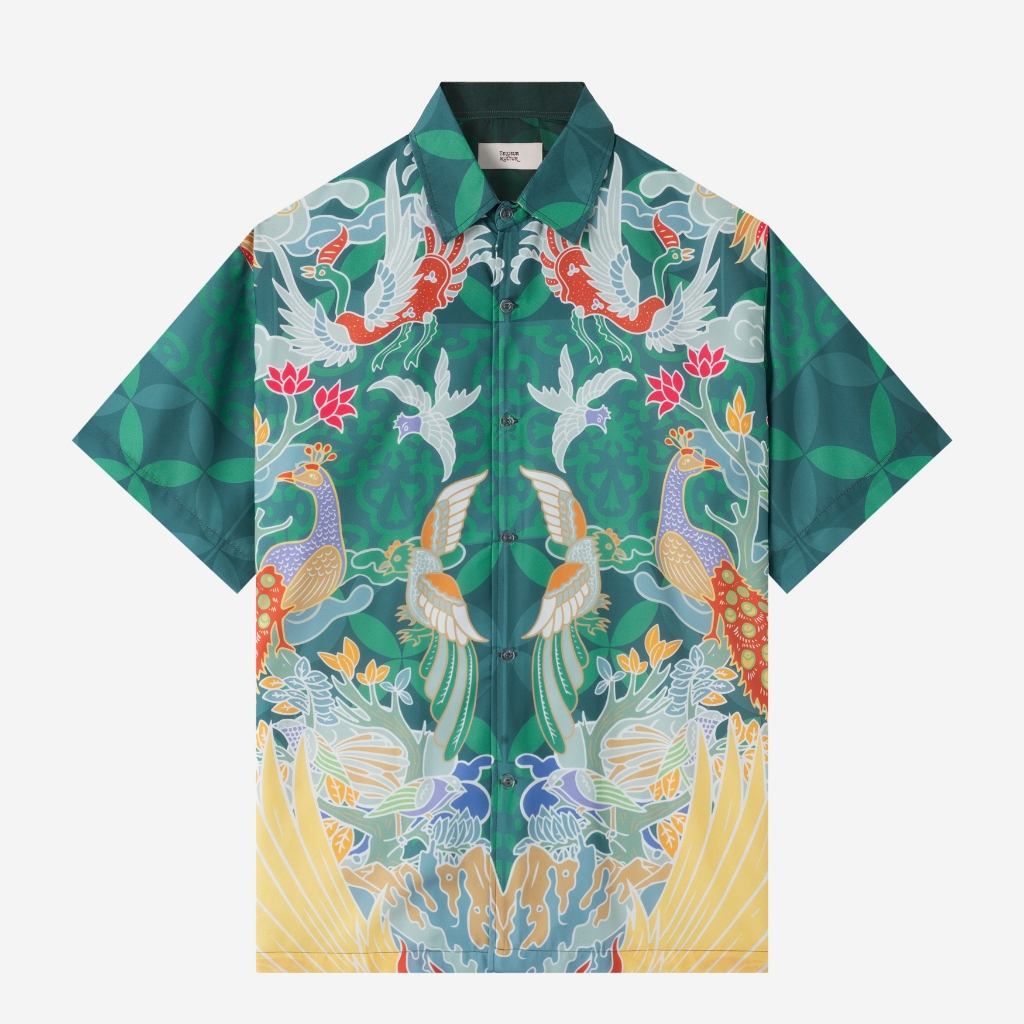 Jual Telusur Kultur Batik Print - Corak Nusantara - Sayap Hijau ...
