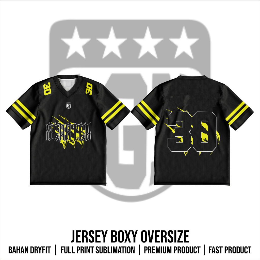 Jual JERSEY BOXY RUGBY HOCKEY OVERSIZE SCRATCH 30 FULL PRINTING ...
