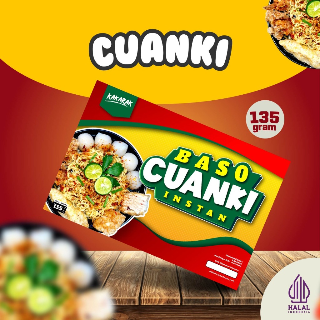 Jual Kakarak - Baso Cuanki Instan Komplit - Cemilan Cuankie Kuah ...