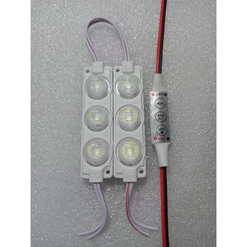 Jual PAKET MODUL KEDIP PESAWAT + 2 BIJI LED 3 MATA 12V 24V LAMPU ...