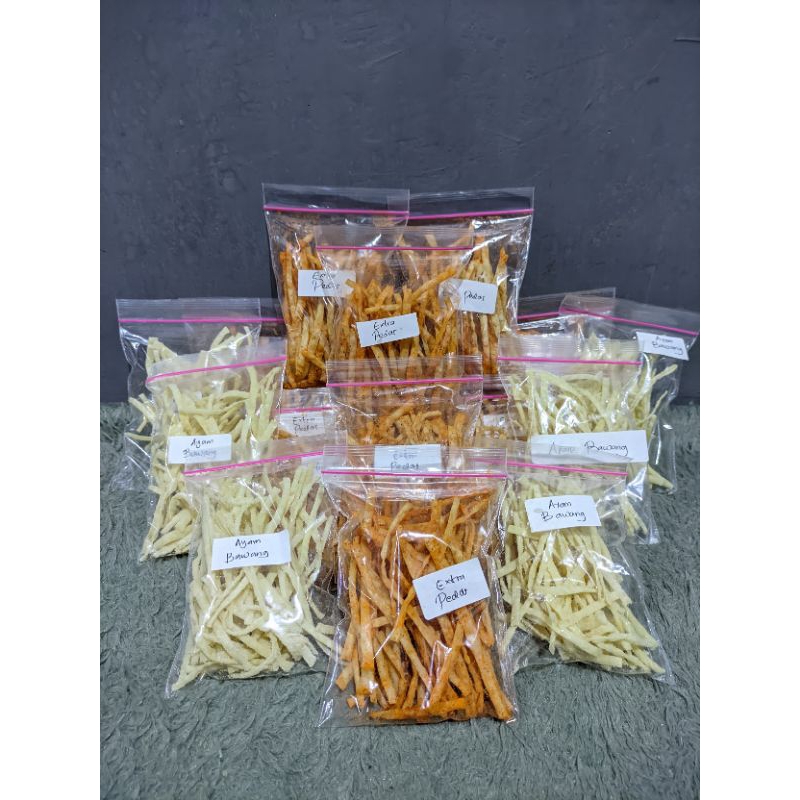 Jual pangsit lidi / jajan jadul, jajan 1000an | Shopee Indonesia