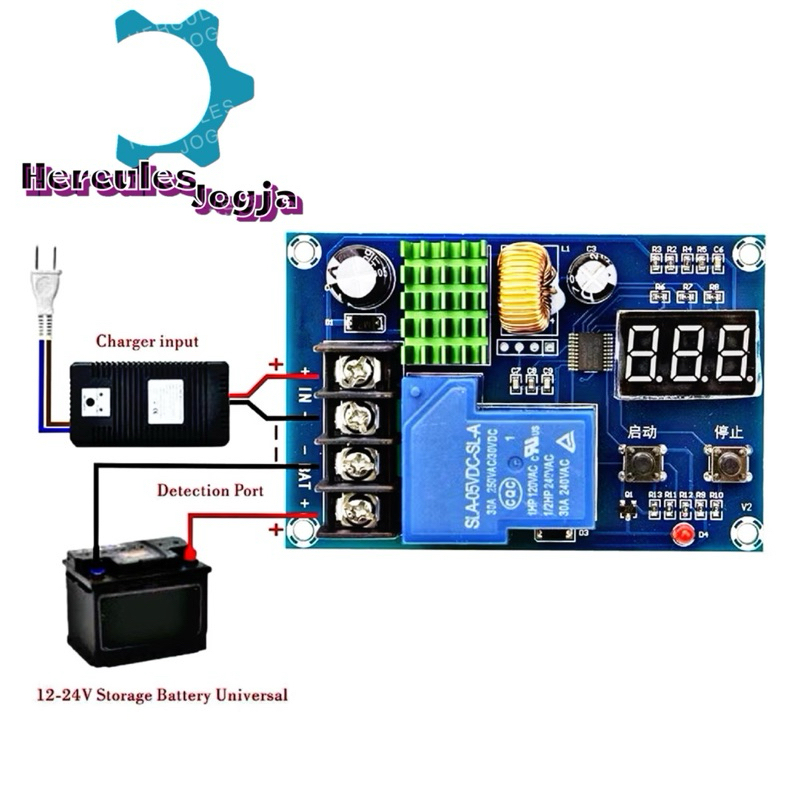 Jual Battery Charger Control Module 6-60V XH-M604 Pengendali Pengisian Akii | Shopee Indonesia