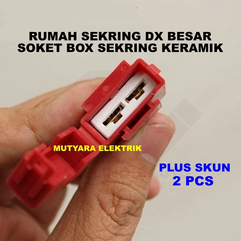 Jual Box / Rumah Sekring Besar / Fuse Box DX Tancap Besar Bahan Keramik ...