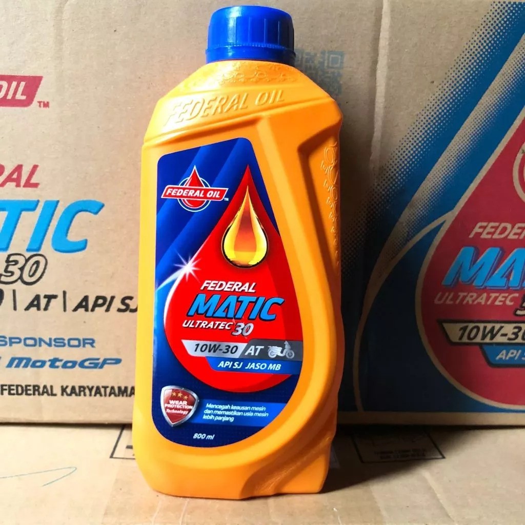 Jual Oli Federal Ultratec Orange Matic 0.8L | FEDERAL ULTRATEC 10W-30 ...