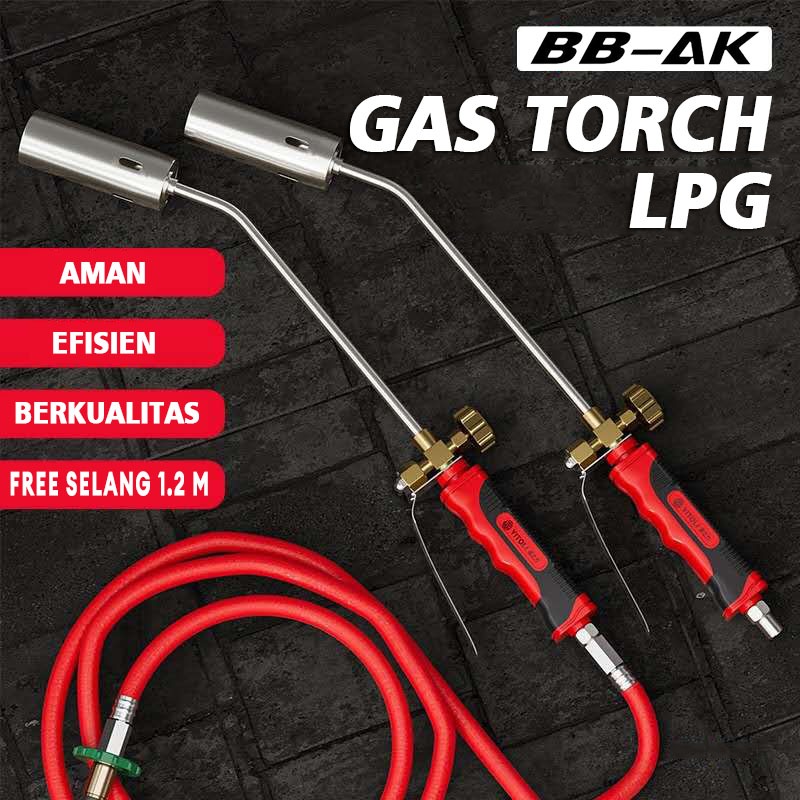 Jual Alat Bakar Heating Torch Gas LPG With 1.2M selang gas blender ...