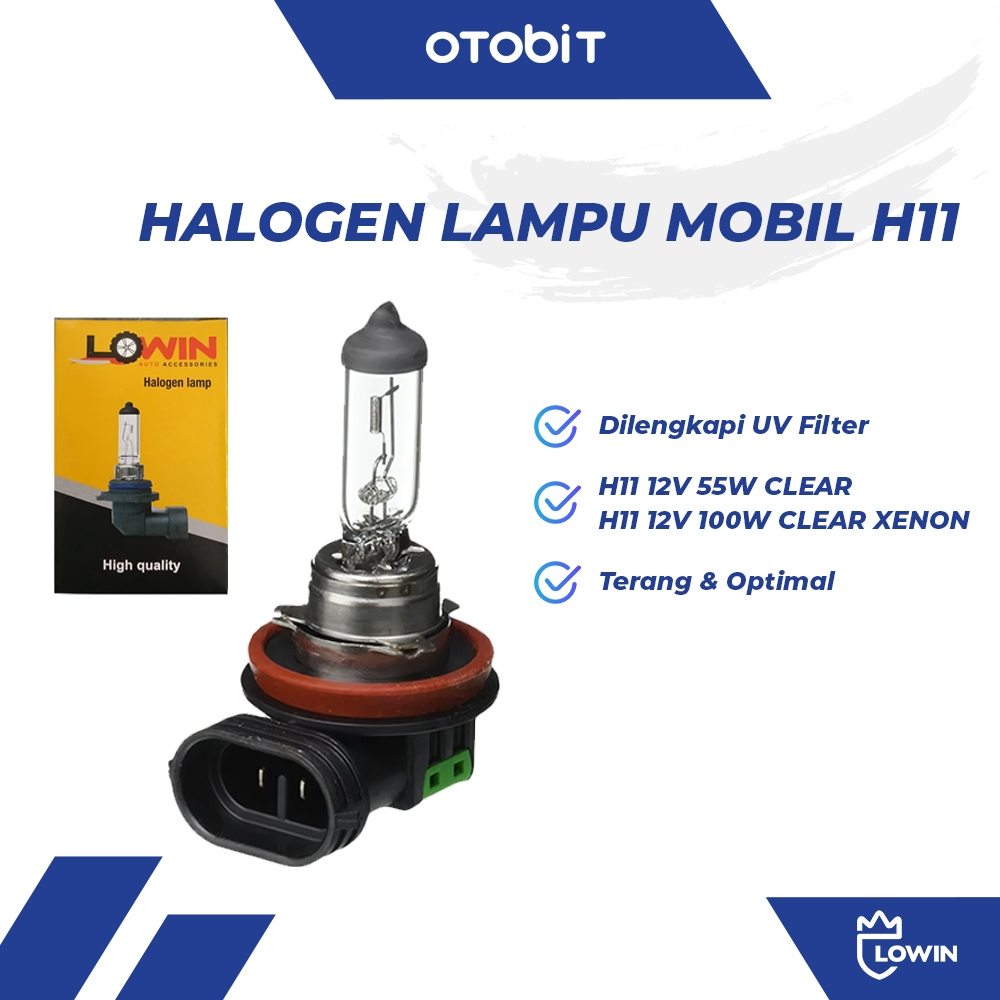 Jual Halogen Bulb / Bohlam Halogen Lampu Mobil H11 12V CLEAR | Shopee ...