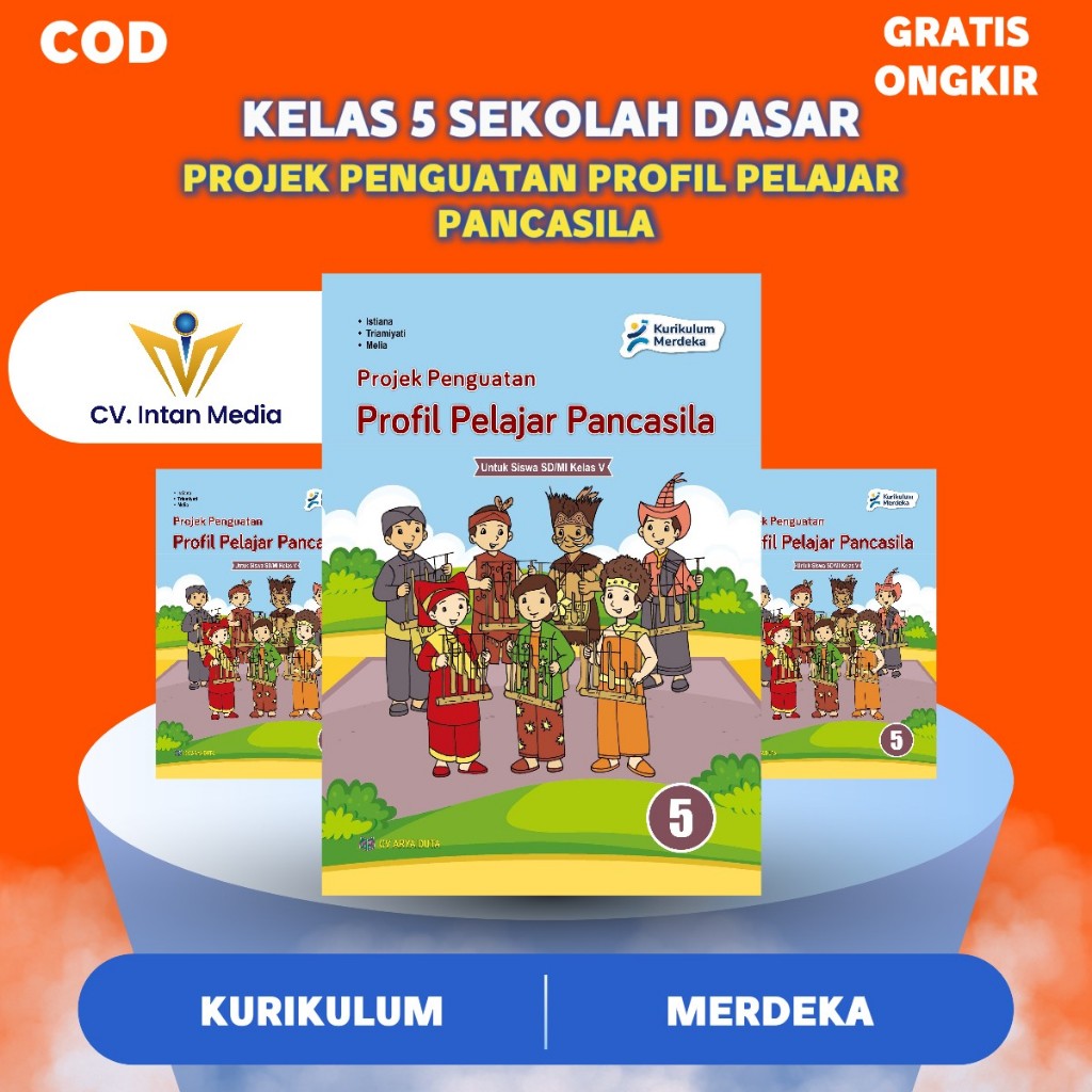 Jual Buku Projek Penguatan Profil Pelajar Pancasila kelas 5 sd/mi kurikulum merdeka | Shopee ...