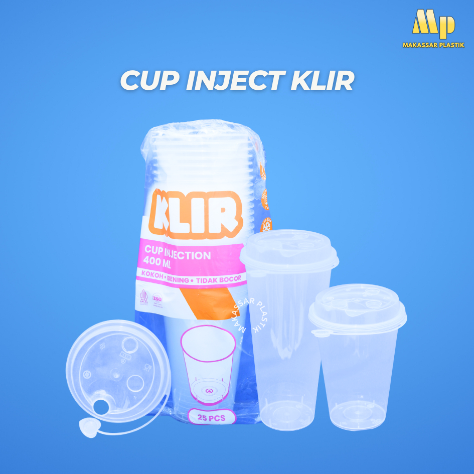 Jual GELAS INJECT KLIR / GELAS MINUMAN INJECT / GELAS INJECT @25 PCS ...
