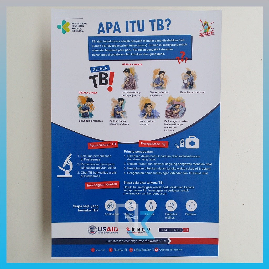 Jual Poster Apa Itu TB, TBC, Tuberculosis, Poster Kesehatan | Shopee ...