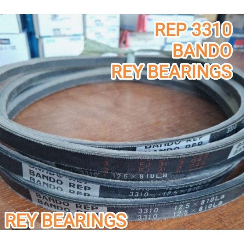 Jual V-belt / Tali kipas REP 3310 type benang merk BANDO | Shopee Indonesia