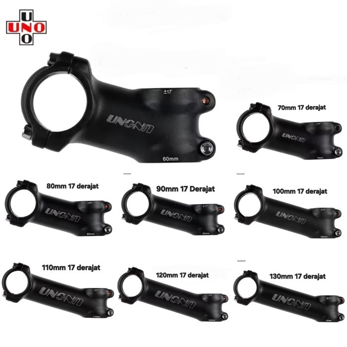 Jual UNO Stem Sepeda 31.8mm 17 Derajat Handlebar Stem Stang Sepeda ...
