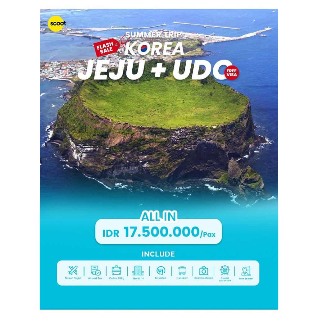 Jual Summer Trip Jeju + Udo, Korea | Shopee Indonesia