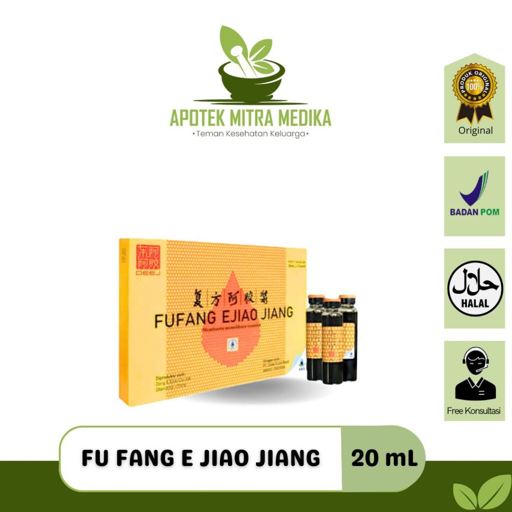 Jual FU FANG E JIAO JIANG 20 ml SYRUP - Obat Demam Berdarah dan Anemia ...