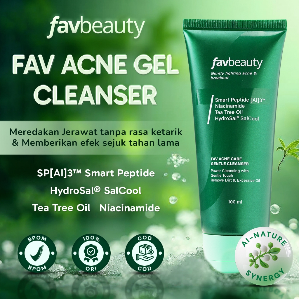 Jual FAV Beauty Acne Care Cleanser | Facial Wash Sabun Cuci Muka Kulit ...