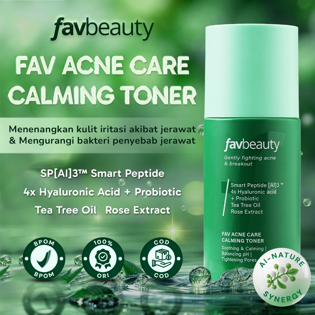 Jual FAV Beauty Acne Calming Toner | Toner Jerawat Toner Kulit Wajah ...